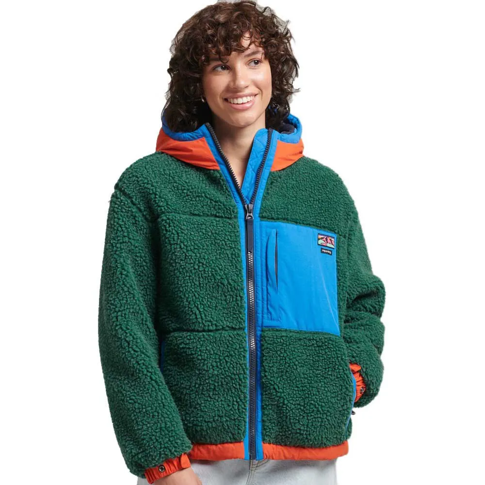 Superdry Vintage Hooded Sherpa Jacket | Dressinn