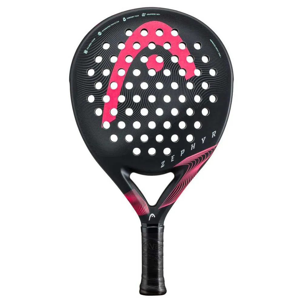 Head Zephyr 2023 padel racket Black | Smashinn
