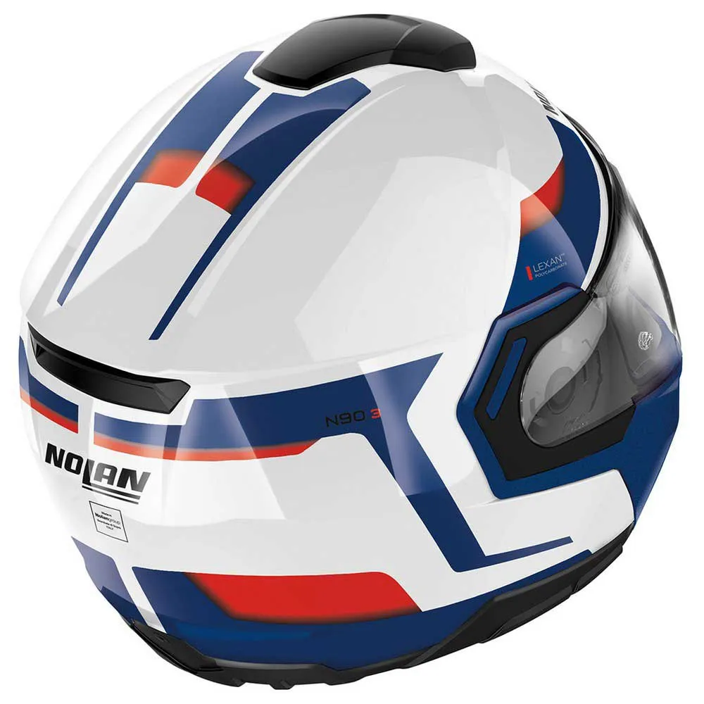 Nolan N90-3 Reflector Modular Helmet Blue | Motardinn