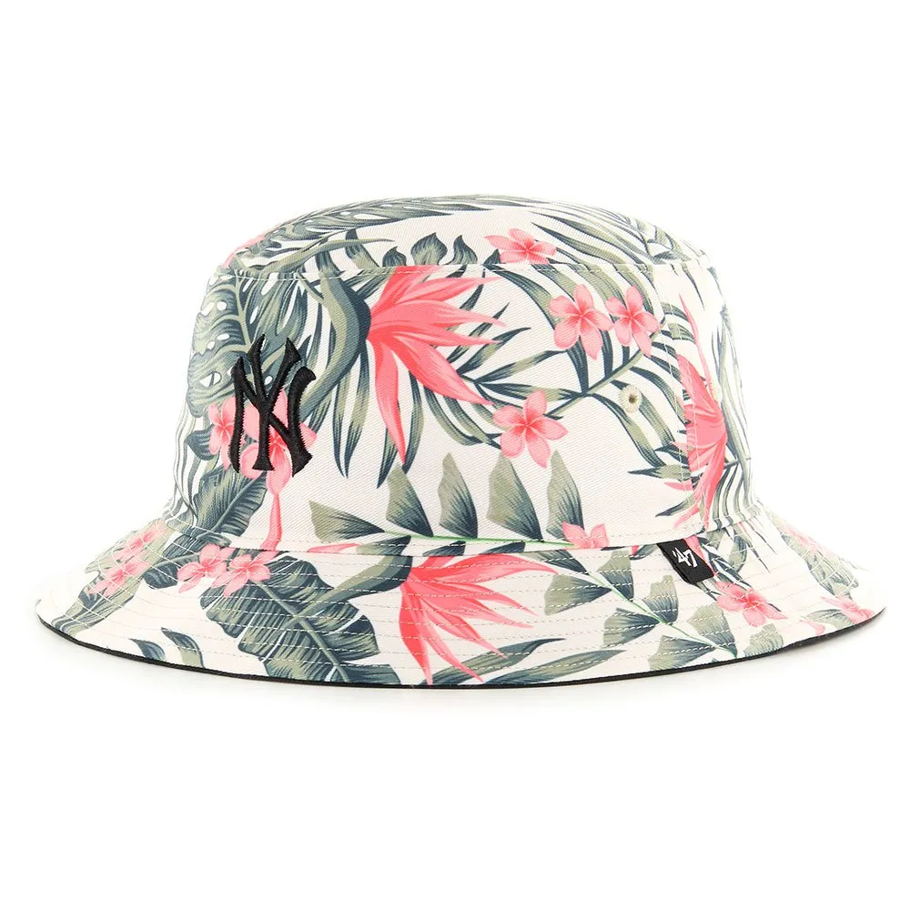 47 MLB New York Yankees Coastal Floral Bucket Hat White| Dressinn