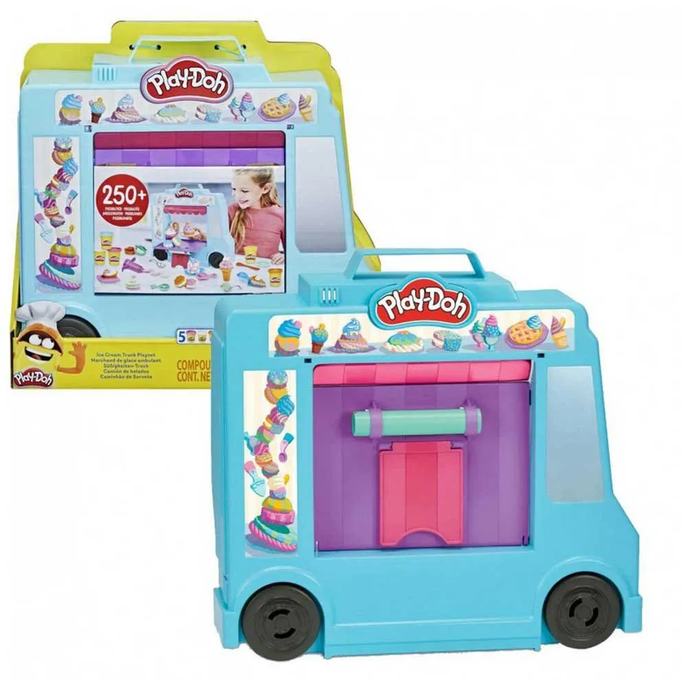 Play-doh Ice Cream Cart Refurbished Multicolor | Kidinn