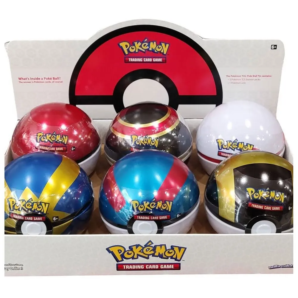 Pokemon Pokeball Tin Edition Pokémon Trading Cards Engels Goud| Techinn