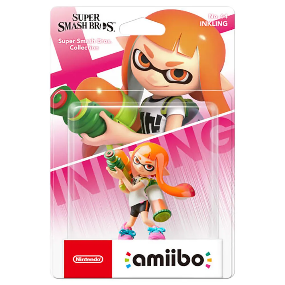Nintendo Figurine Amiibo Splatoon Fille Inkling Rose | Techinn