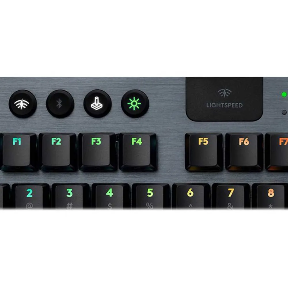 Logitech G915 Lightspeed RGB TKL Clicky Trådløst mekanisk spilltastatur ...