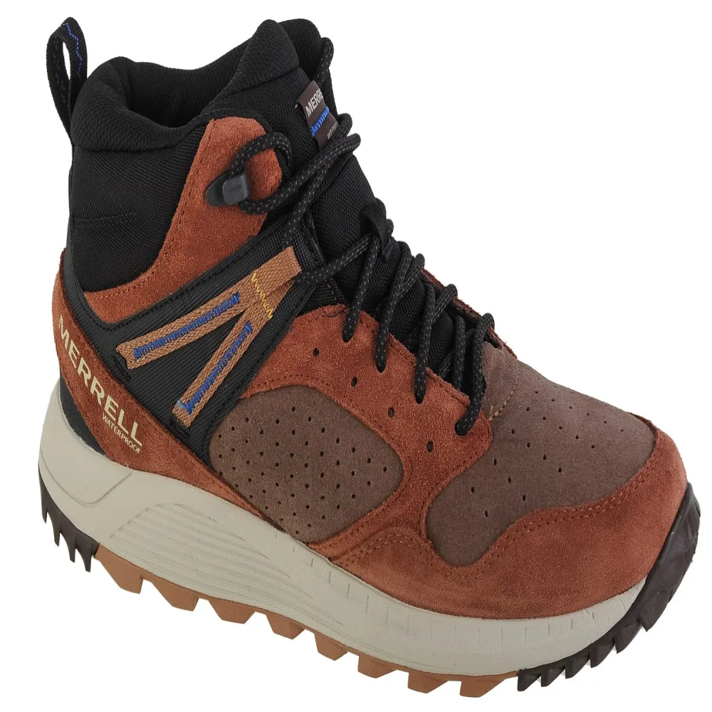 Merrell Wildwood Mid WP hiking boots Brown | Trekkinn