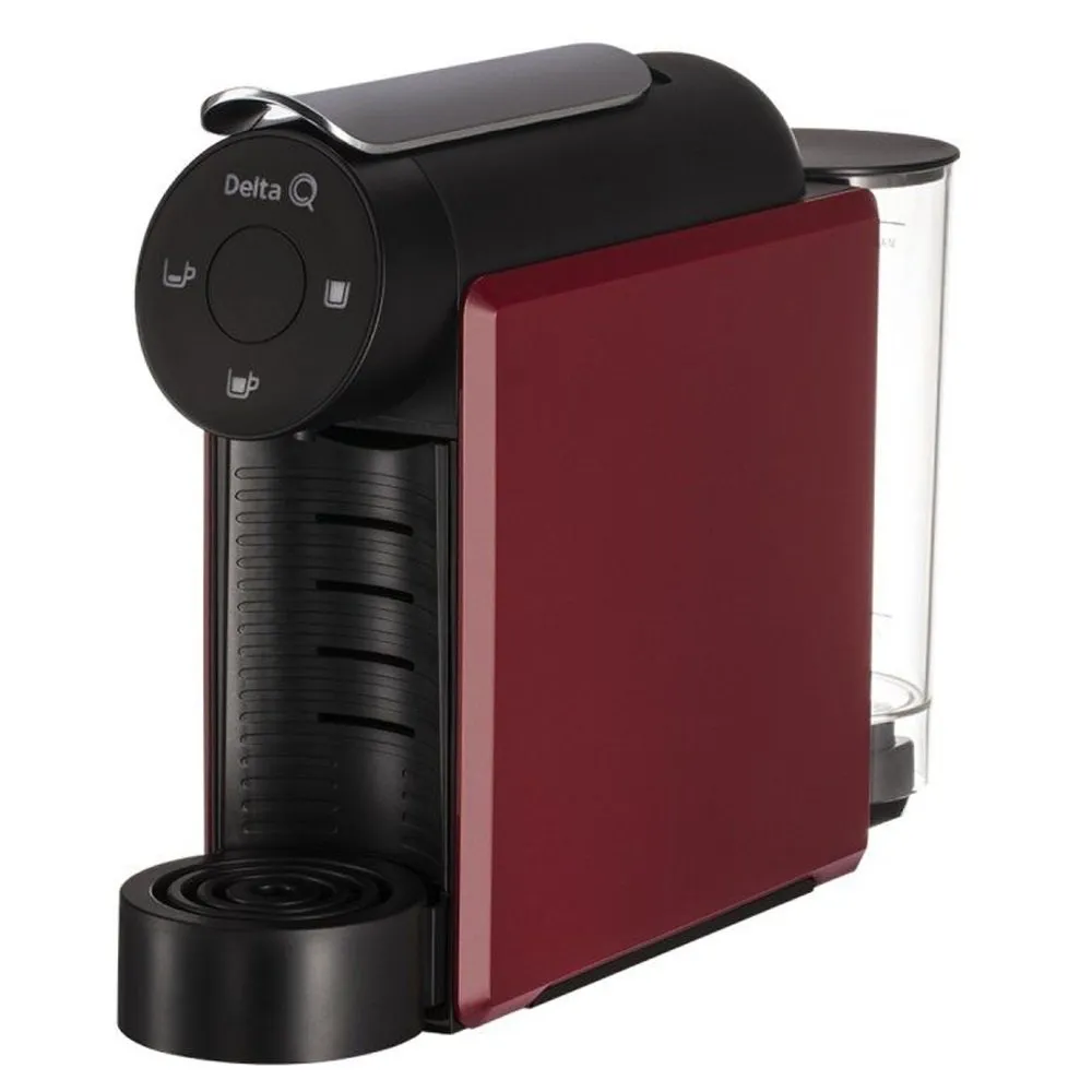 Delta q Mini Qool Capsules Coffee Maker Refurbished Red | Techinn