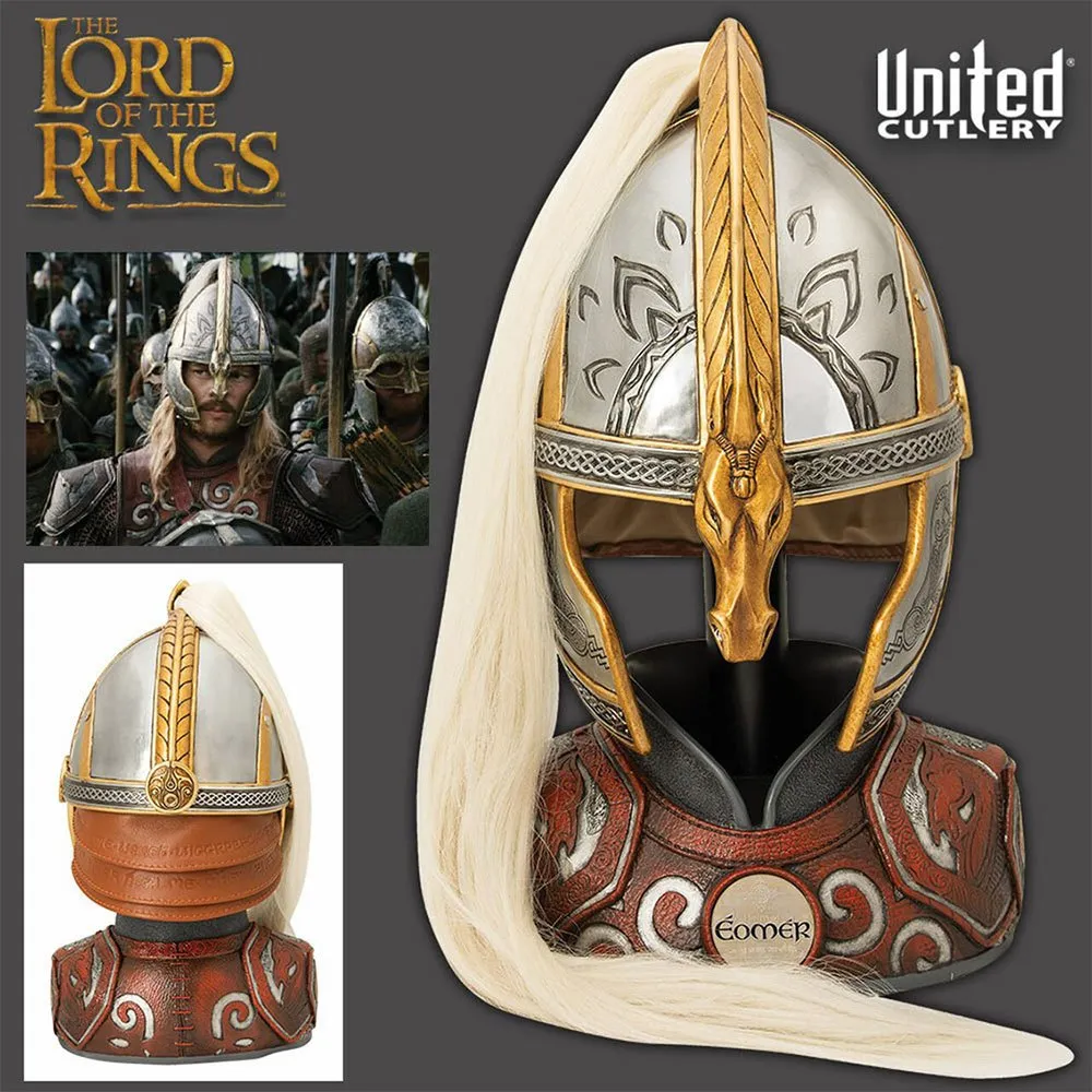 United cutlery Eomer The Lord Of The Rings Helmet Golden| Techinn
