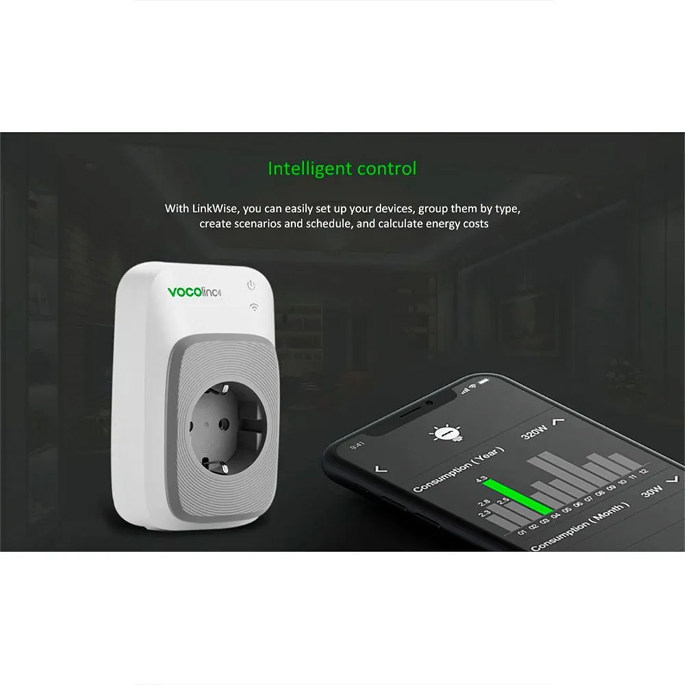 Vocolinc Smart Adapter PM5 USB-A Stecker Mit USB Weiß | Techinn