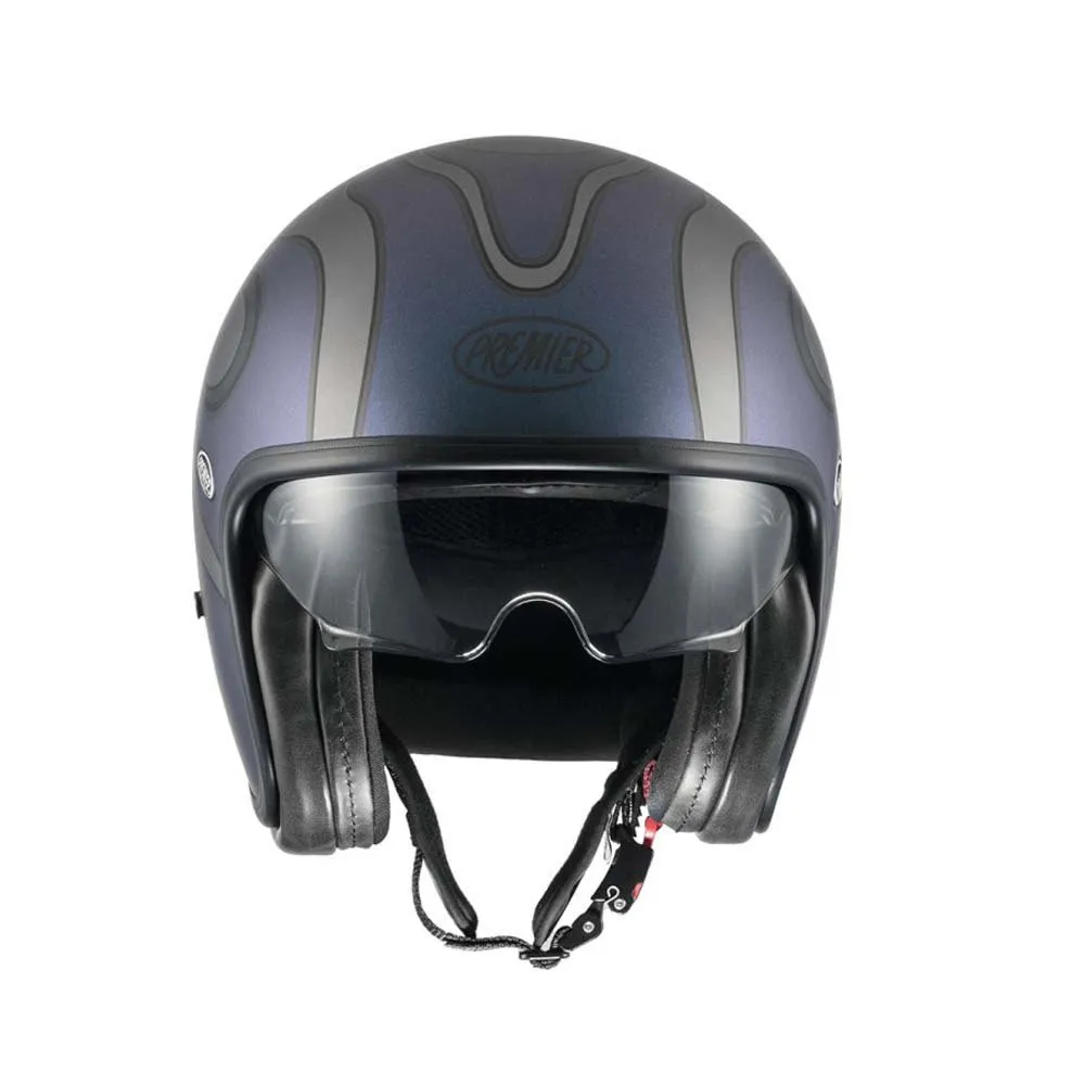 Premier helmets 23 Vintage FR Iride BM 22.06 Open Face Helmet Blue ...