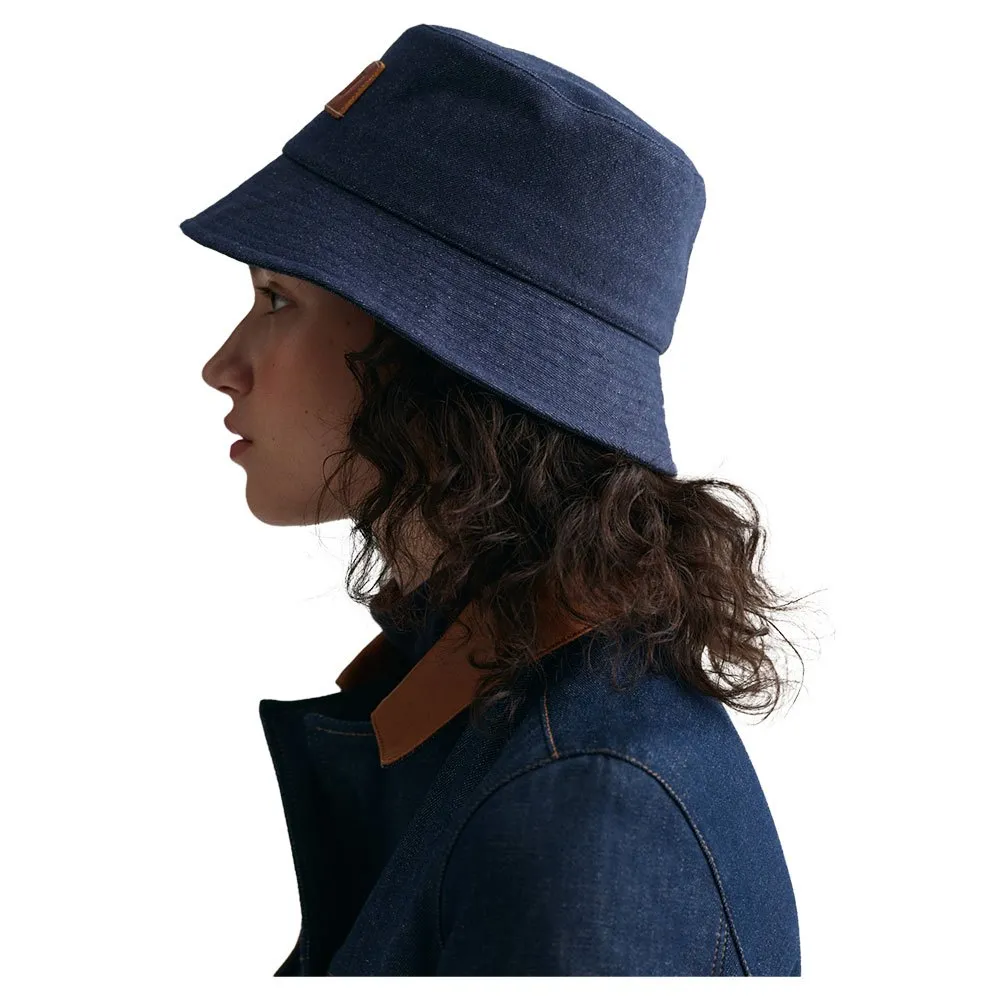 Gant D2 Denim Bucket Hat Blue | Dressinn