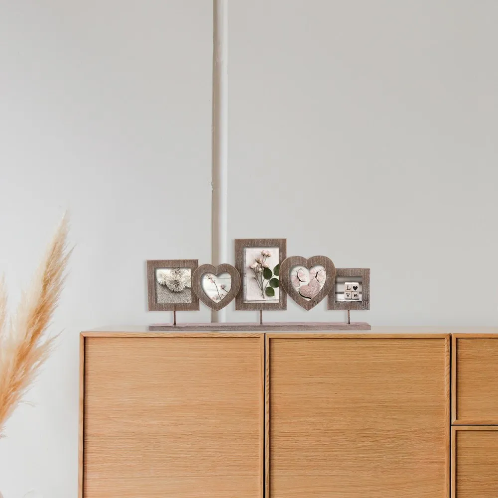 Atmosphera Desktop Photo Frame Collage Brown | Bricoinn