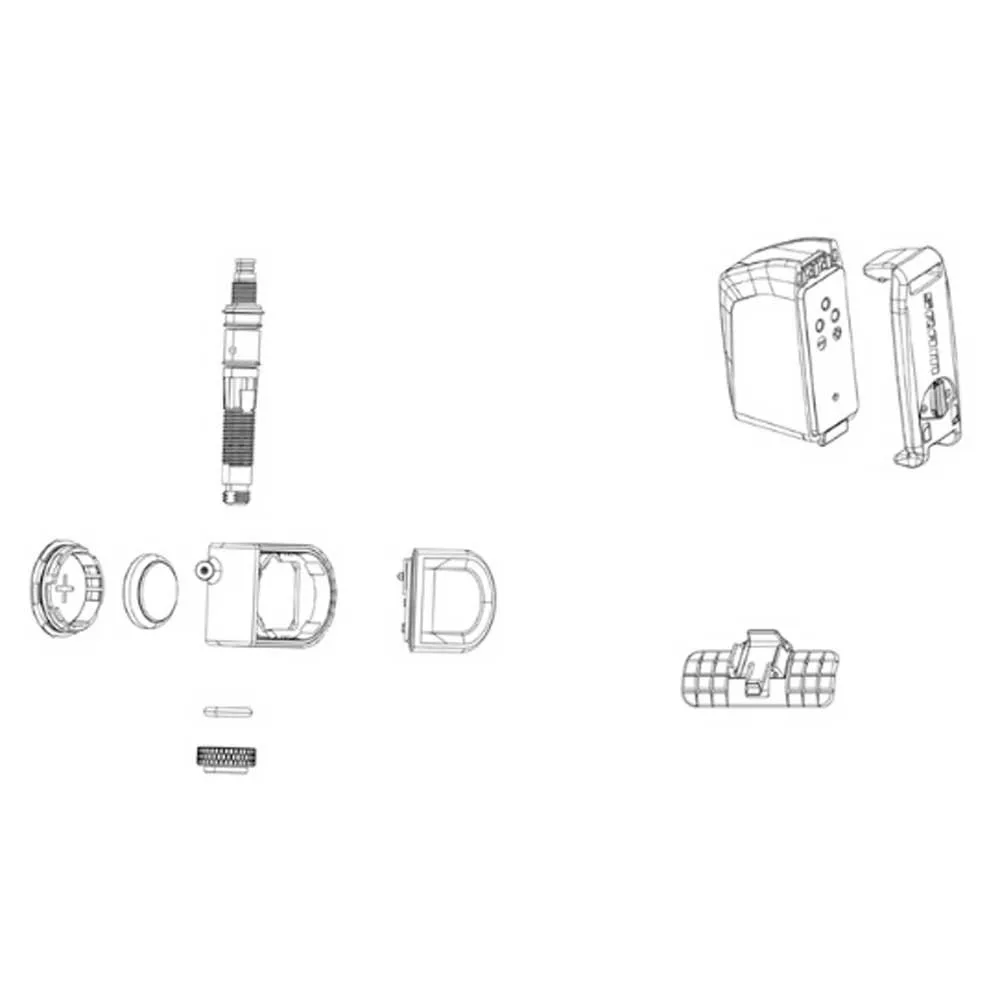 Sram BlipBox Shifter AXS Mounting Kit, Clear | Bikeinn