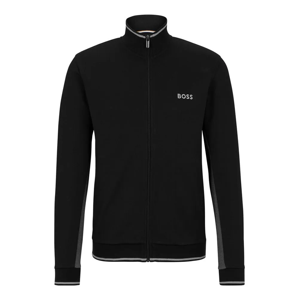 BOSS 10166548 Tracksuit Jacket, Black | Bikeinn