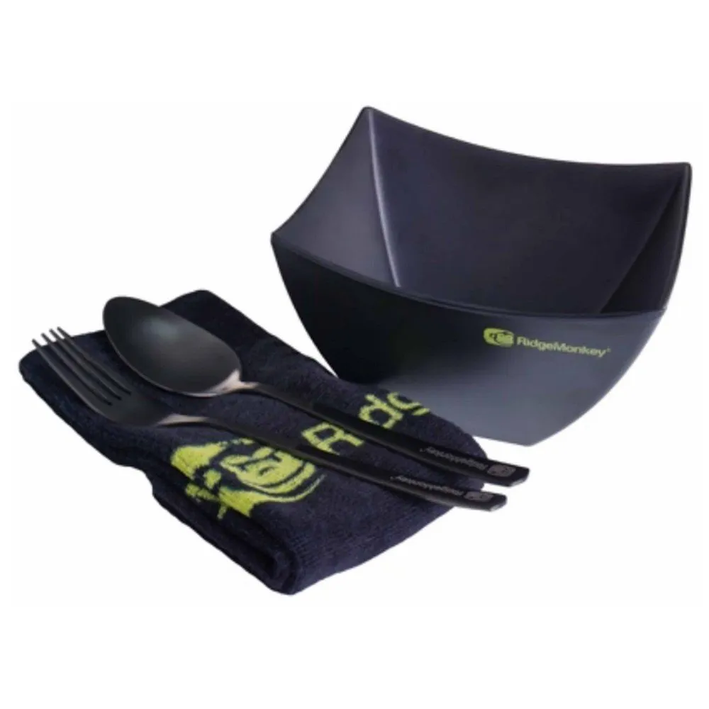 Ridgemonkey SQ DLX Bowl Set Black | Waveinn