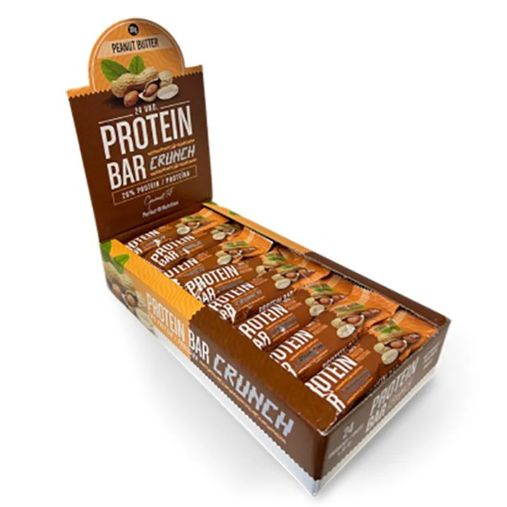 Gen Pro Crounchy Candy Protein Bars Box 35g 24 Units, Golden | Bikeinn