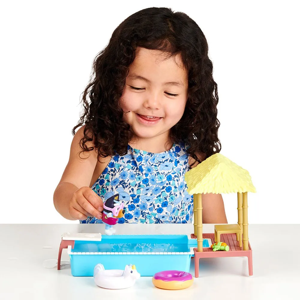 Bluey Poyset Pool Figure | Kidinn