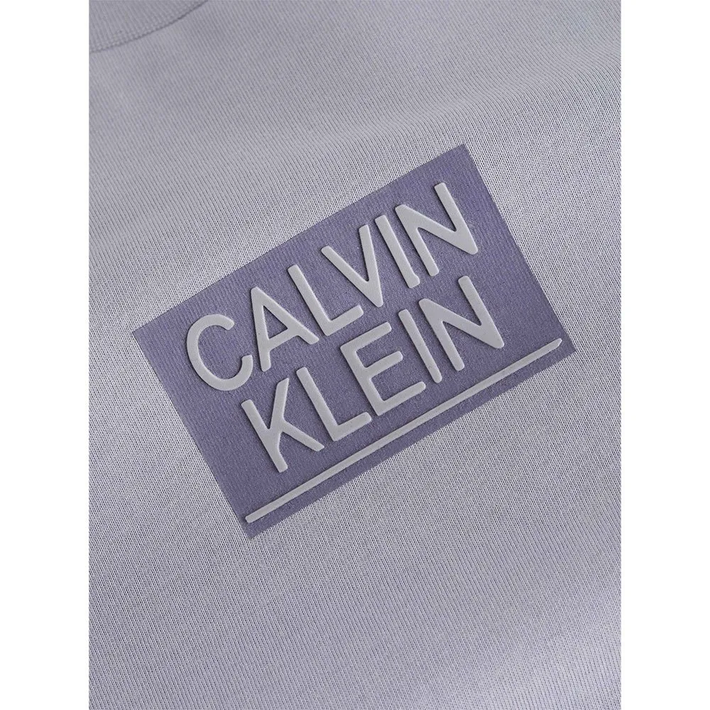 Calvin klein Gloss Stencil Logo Short Sleeve T-Shirt White| Dressinn