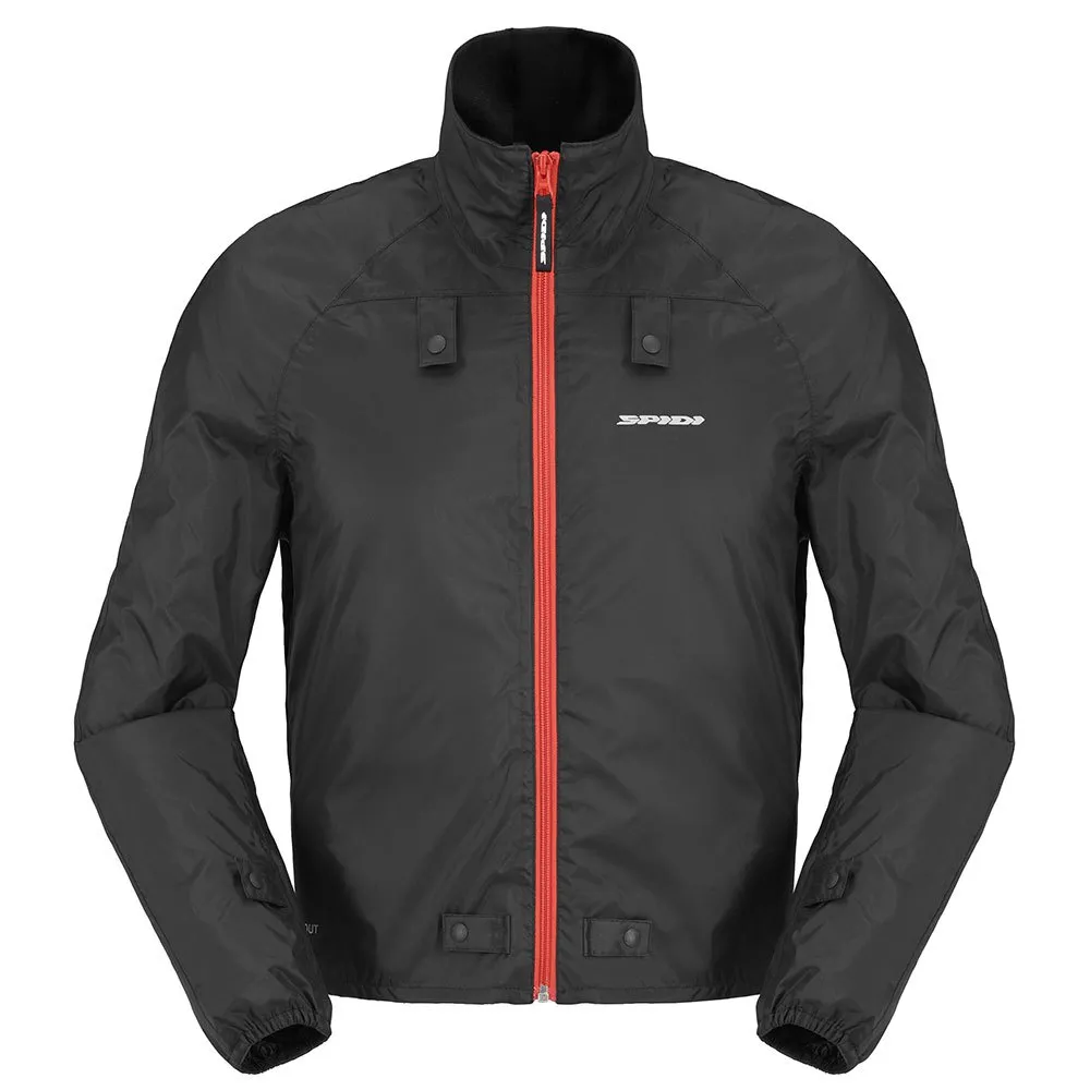 Spidi Thermo Chest Rain Jacket Black | Motardinn