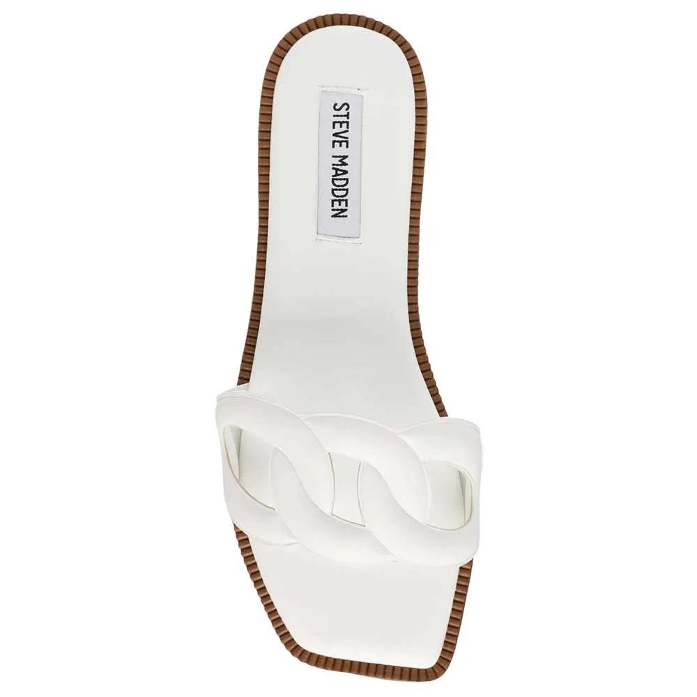 Steve madden Stash Sandals White | Dressinn