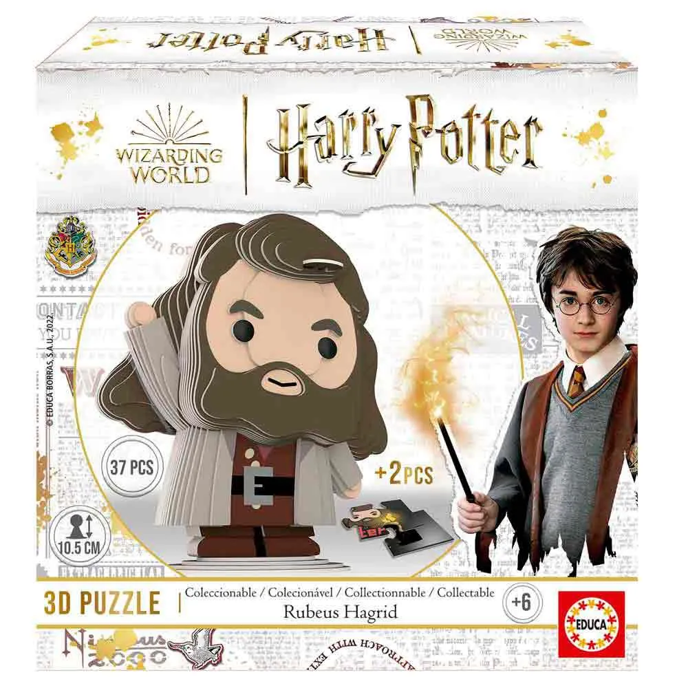 Educa borras Rubeus Hagrid 3D Figure Puzzle Golden | Kidinn