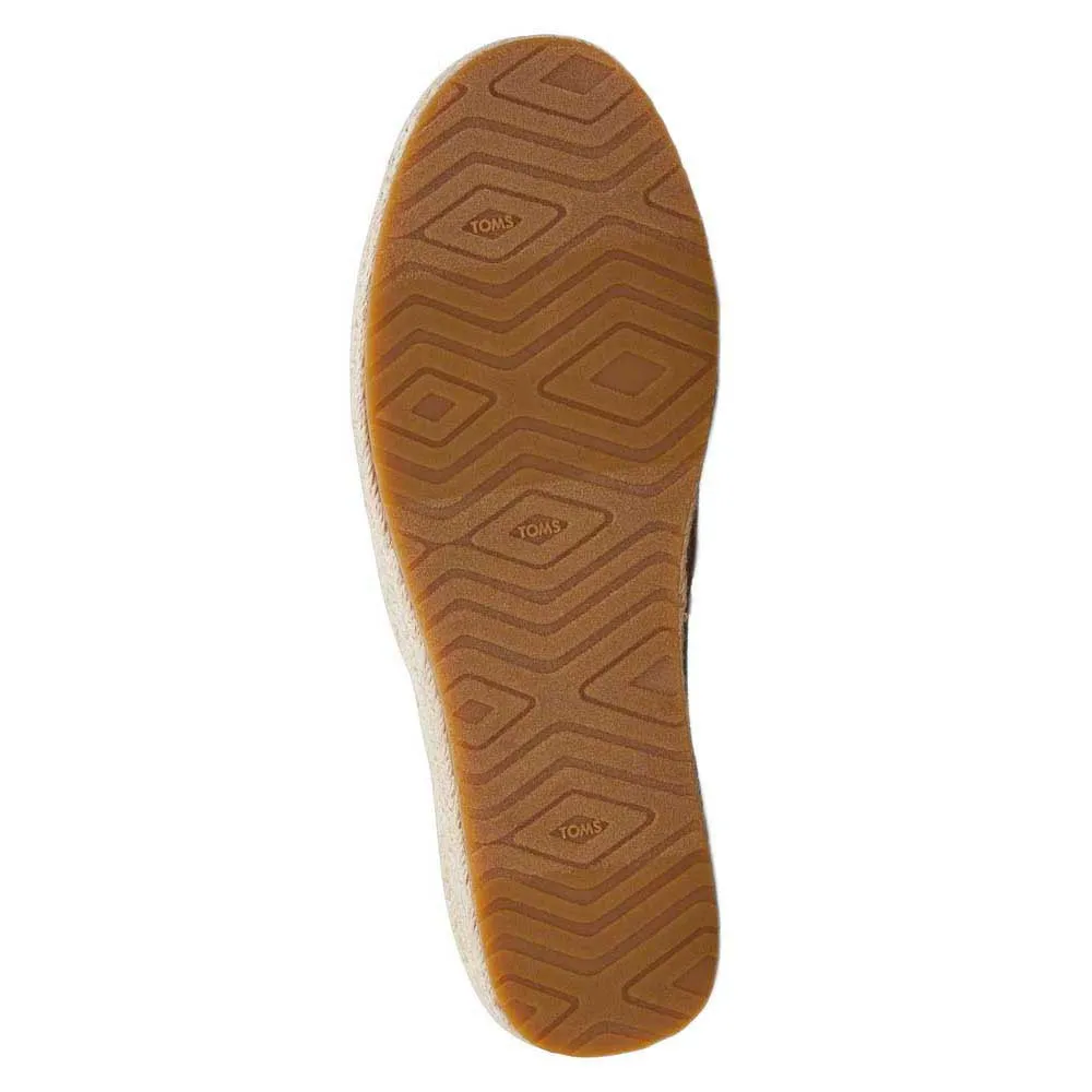 Toms Valencia Platform Espadrilles Blue | Dressinn