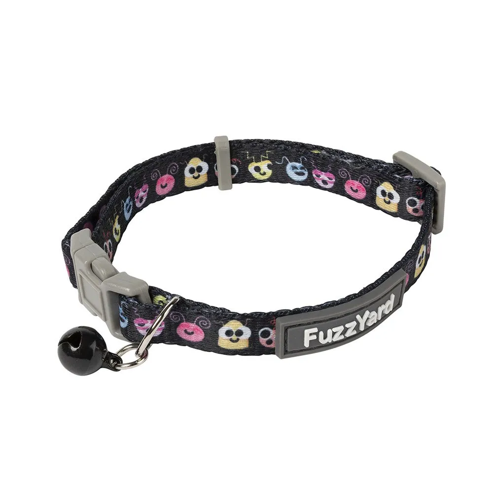 Fuzzyard Bed Bugs Cat Collar Black | Trekkinn