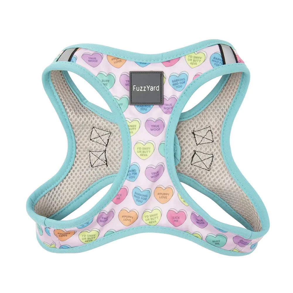 Fuzzyard Step in Candy Hearts Harness | Trekkinn