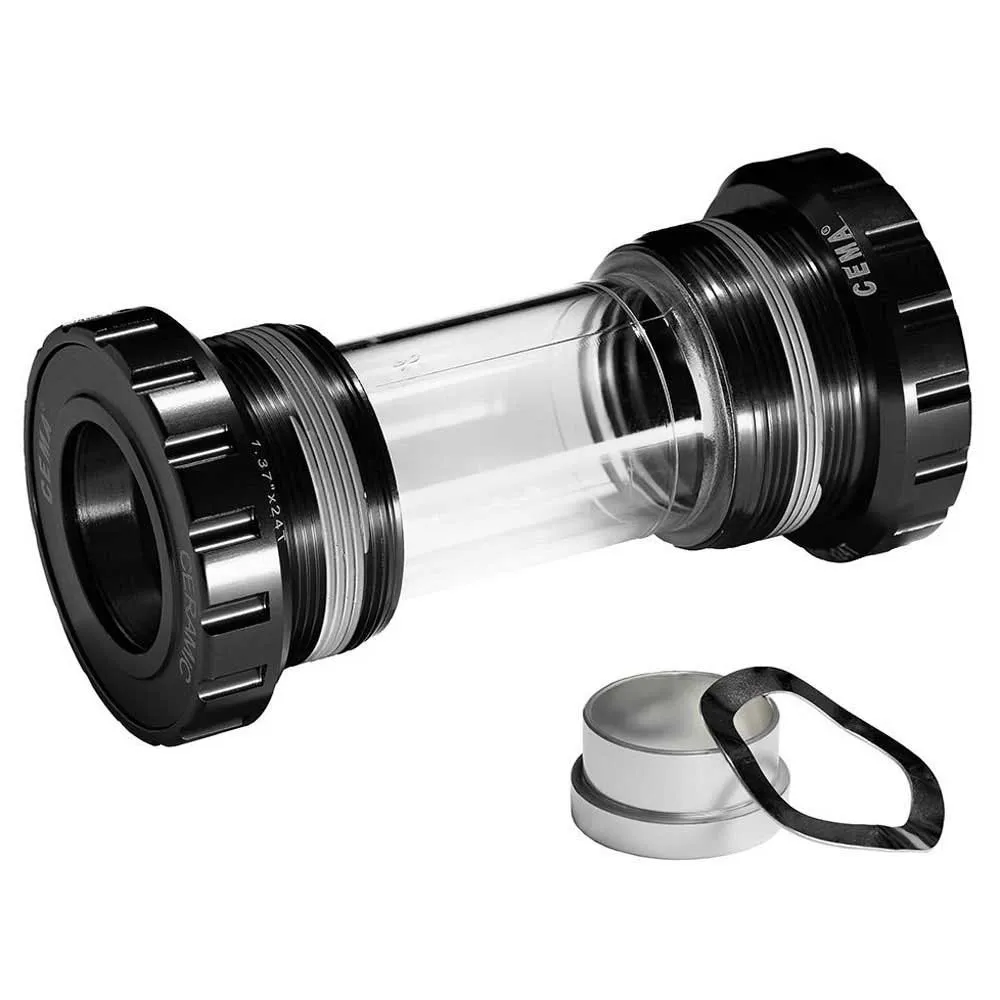 Cema BSA Ceramic Bottom Bracket Cups For SRAM GXP, Silver | Bikeinn