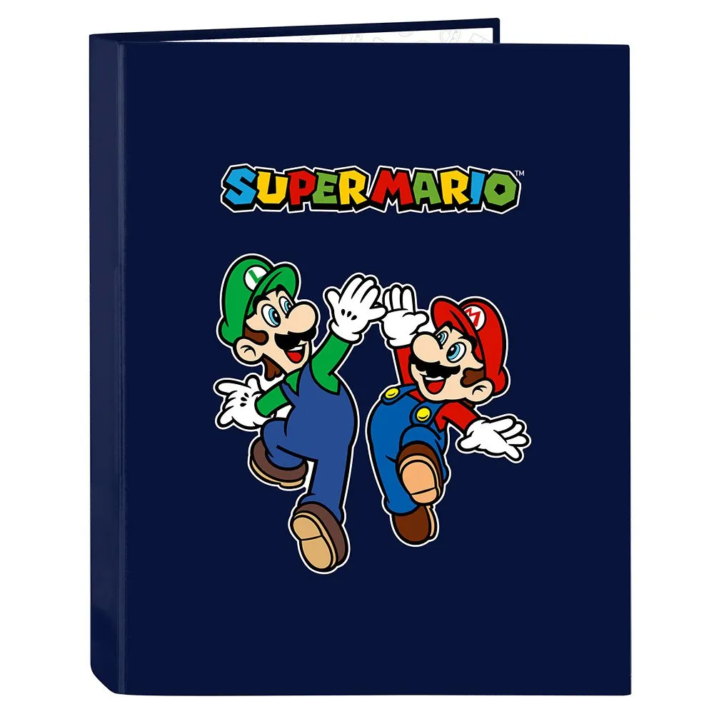 Safta Carpeta Anillas Super Mario 4 Rings Binder Multicolor| Kidinn