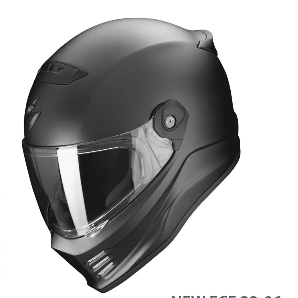 Scorpion Covert Fx Solid full face helmet Black | Motardinn