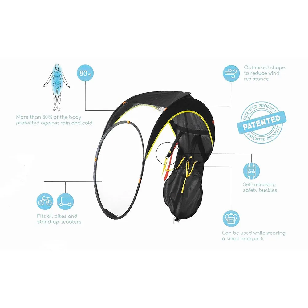 Bub-up Cycling Rain Protection/Rain Cover, Multicolor | Bikeinn