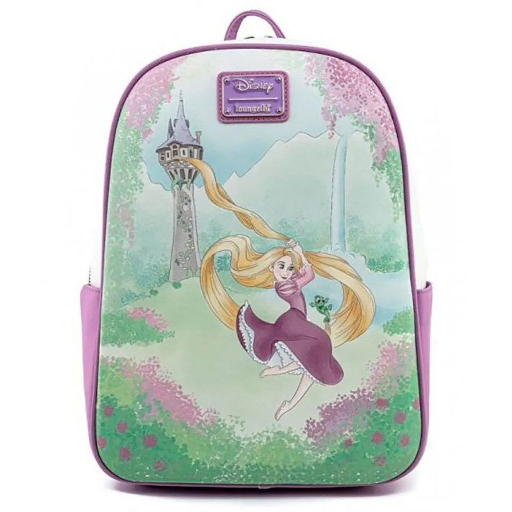 Loungefly Rapunzel Tangled Backpack 27 cm Pink | Techinn