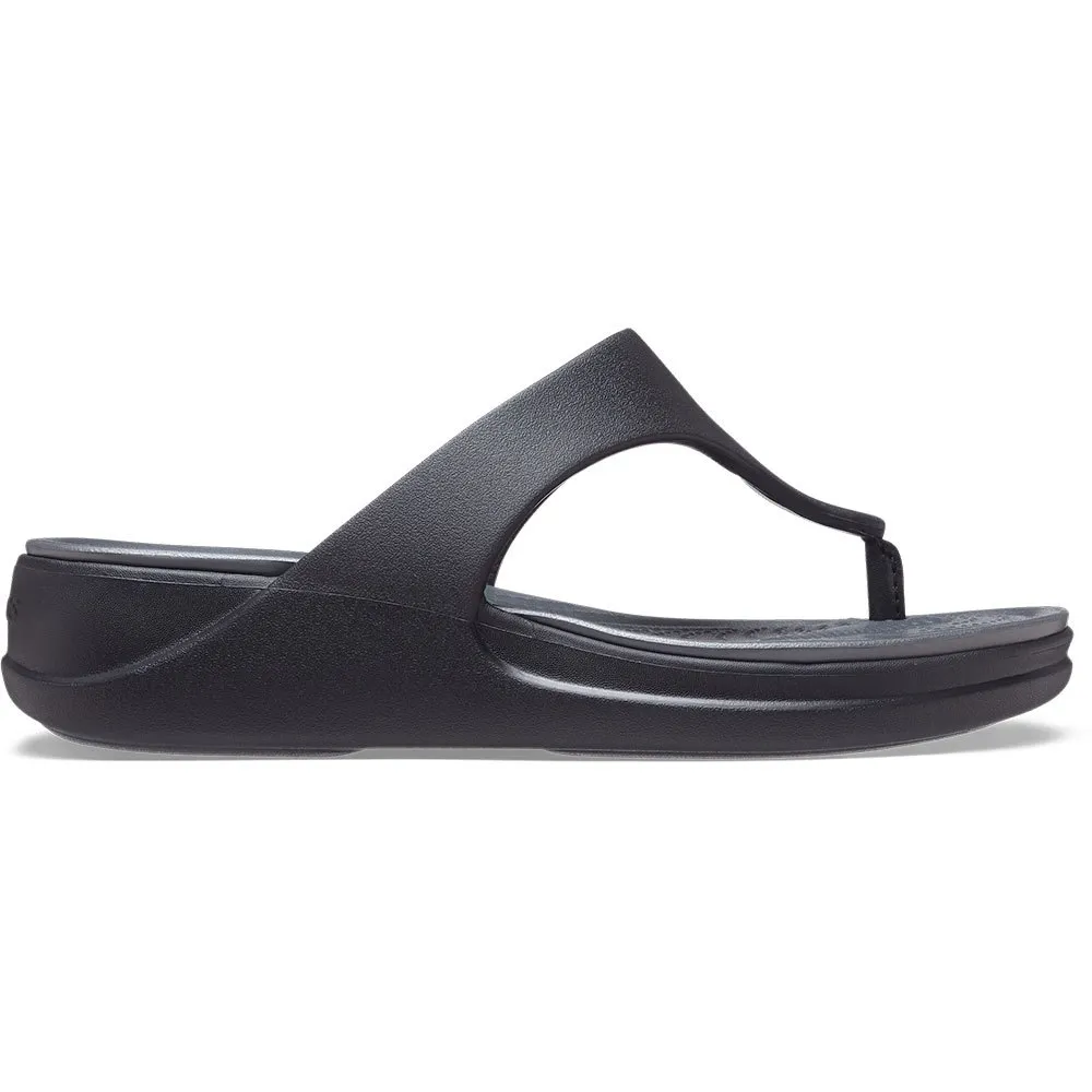 Crocs Chanclas Boca Wedge Negro | Dressinn