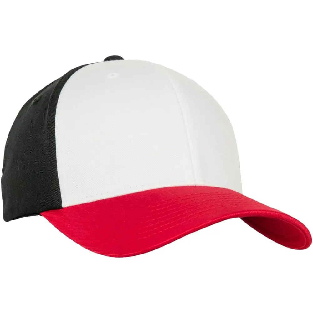 Flexfit 3-Tone Cap Black | Dressinn