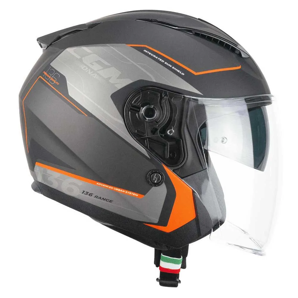 Cgm 136S Dna Apache Open Face Helmet Grey | Motardinn