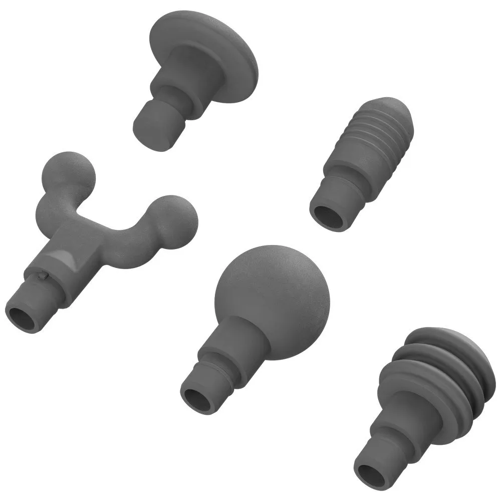 Hyperice Hypervolt 2 Massage Gun Heads, Silver | Bikeinn