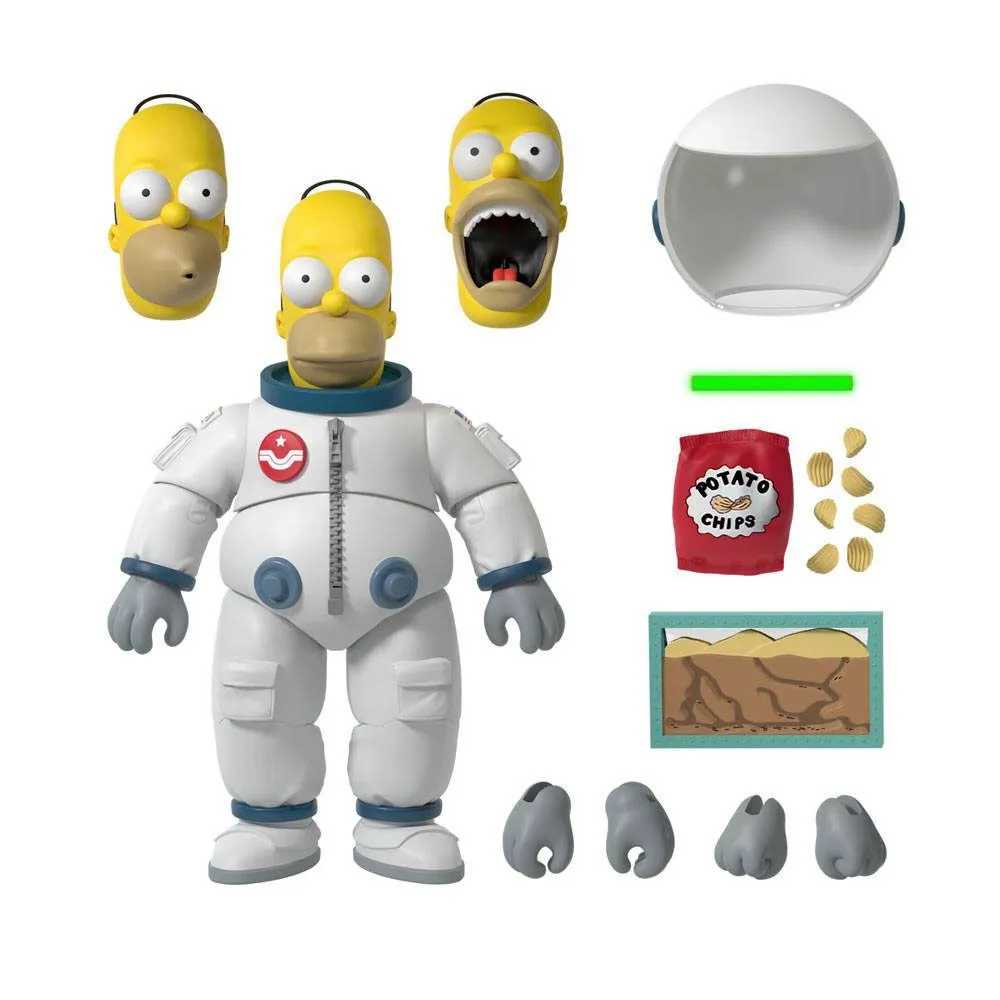 Super7 The Simpsons Ultimates Action Figure Deep Space Homer 18 Cm ...