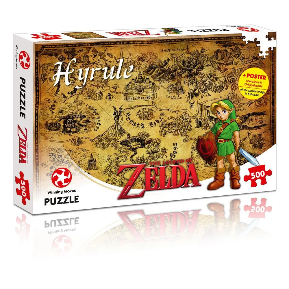 Winning moves The Legend Of Zelda Jigsaw Puzzle Hyrule 1000 Pieces ...