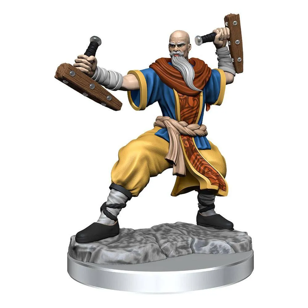 Wizkids Dungeons & Dragons Frameworks Miniature Model Kit Human Monk ...