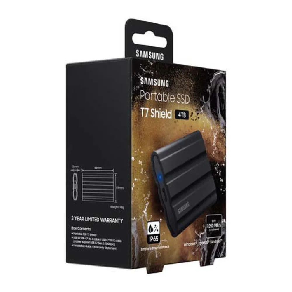Samsung T7 Shield 4TB external SSD Silver | Techinn