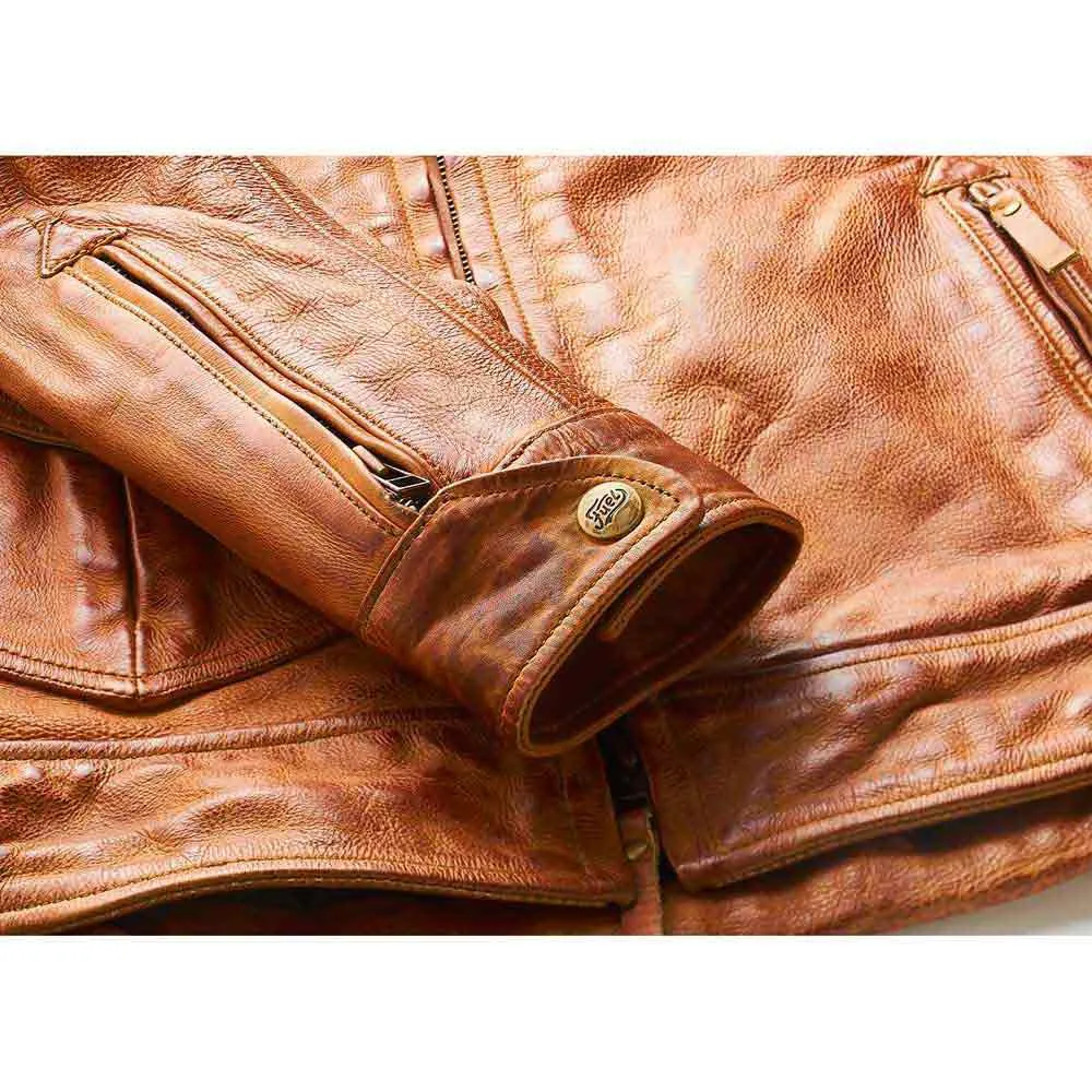 Fuel motorcycles Bourbon jacket Brown | Motardinn