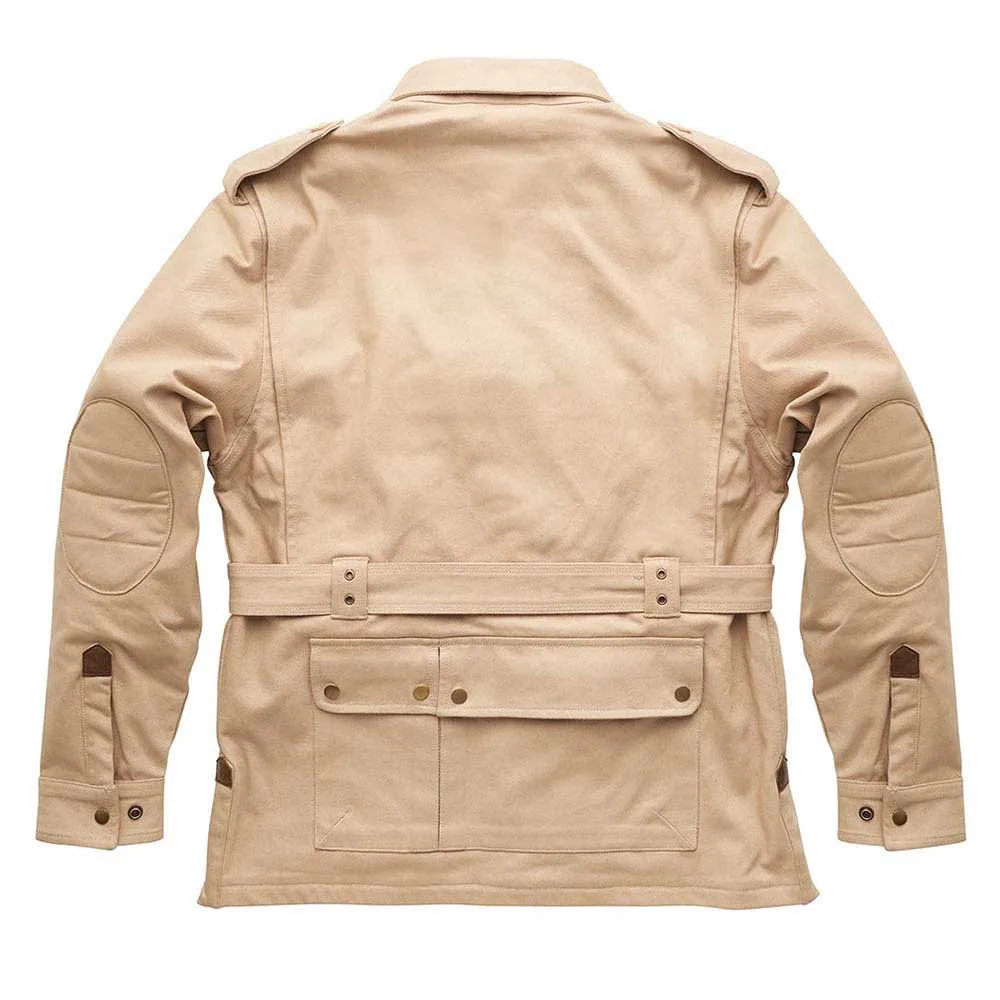 Fuel motorcycles Safari Sand Jacket White | Motardinn