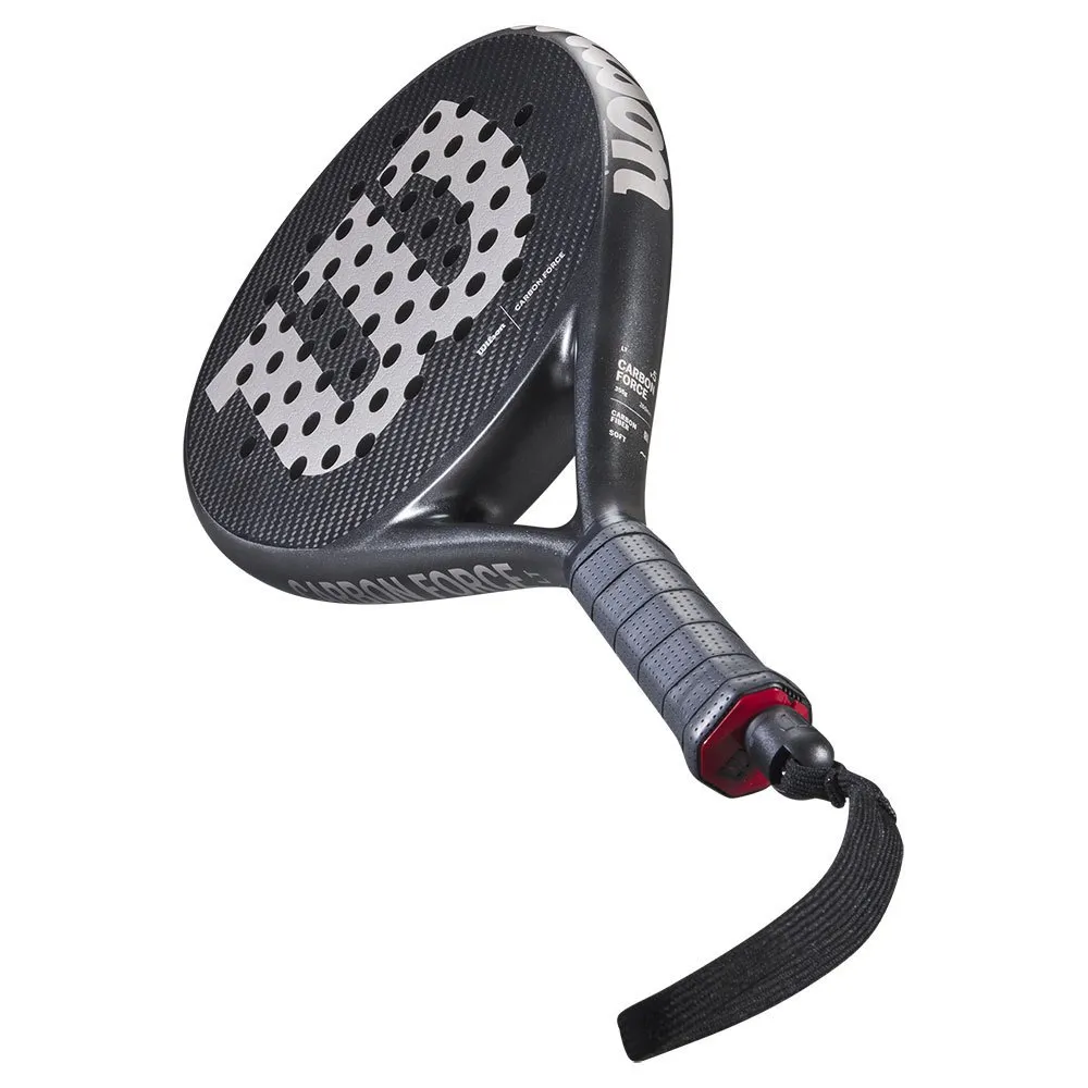 Wilson Carbon Force LT padel racket Silver | Smashinn