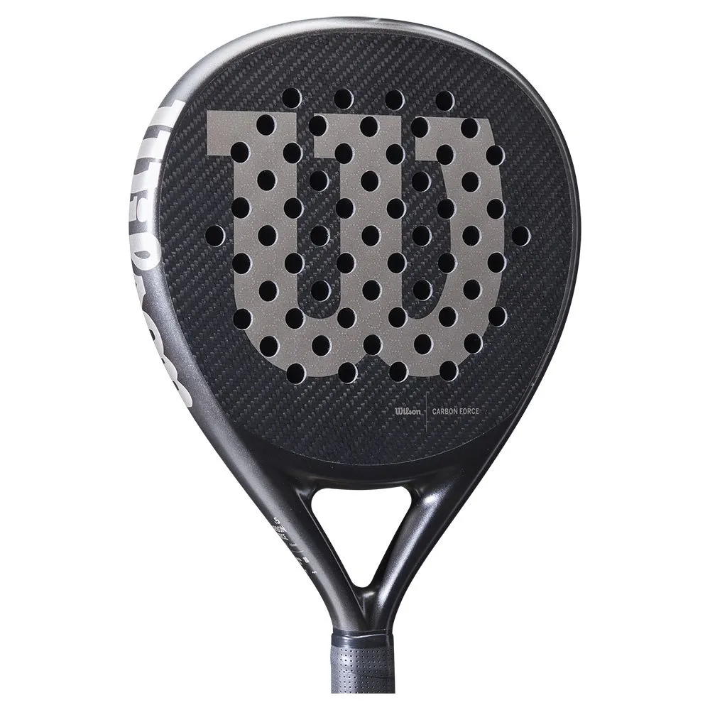 Wilson Carbon Force LT padel racket Silver | Smashinn