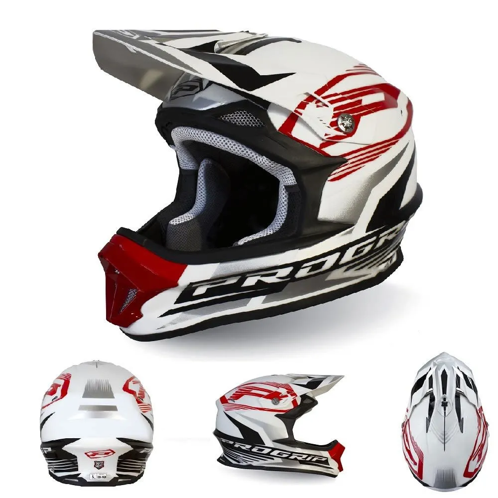 Progrip 3150-127 Fibra Motocross Helmet | Motardinn