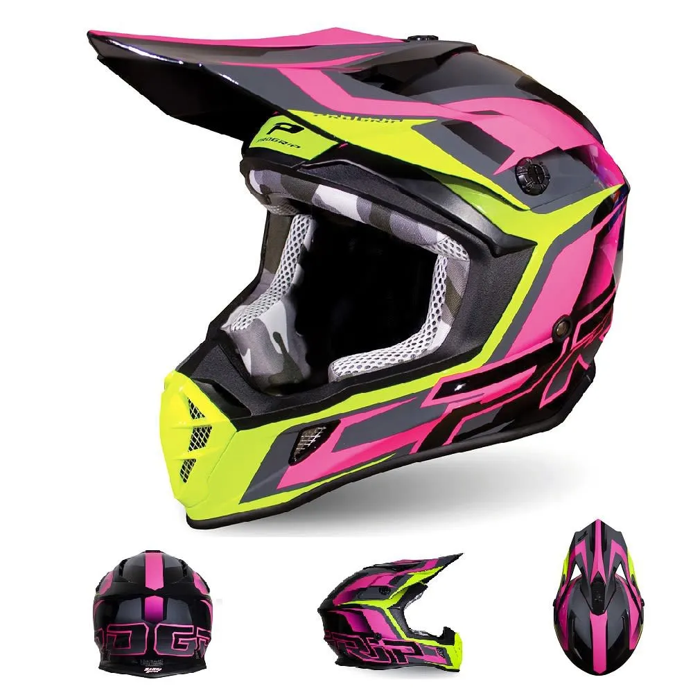 Progrip 3180-196 ABS Motocross Helmet Multicolor | Motardinn