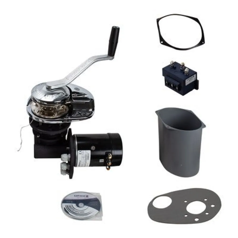 Lofrans X2 Vertical Windlass Silver | Waveinn