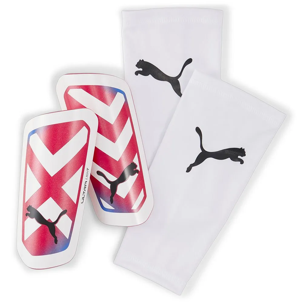 Puma Ultra Light Shin Guards White | Goalinn