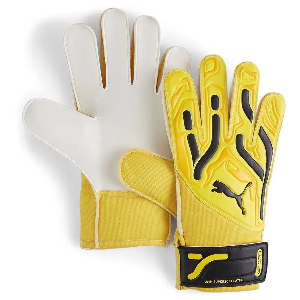 Puma Ultra Play Rc goalkeeper gloves Yellow | Goalinn