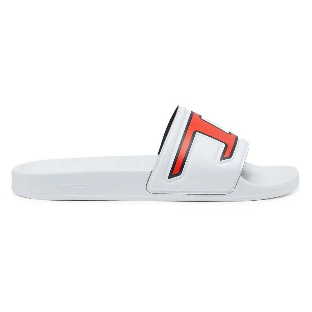 Diesel Mayemi Slides White | Dressinn